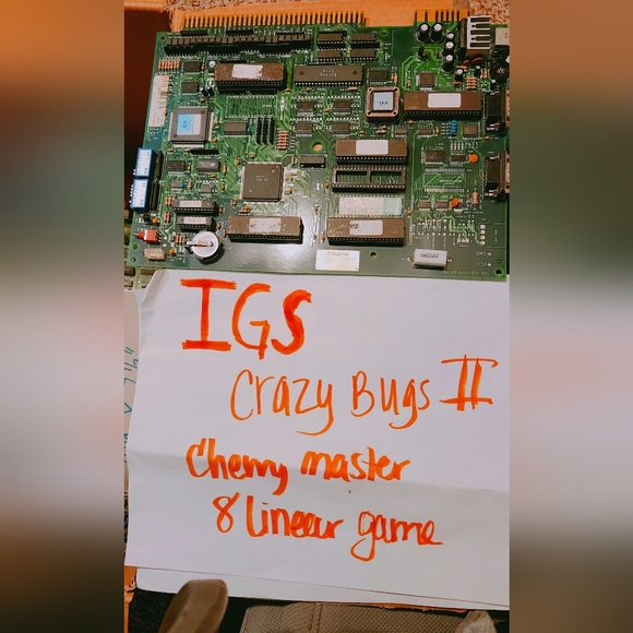 IGS Pcb | Video Games & Consoles | Pcb Cherry Master Igs Crazy Bugs 2 ...